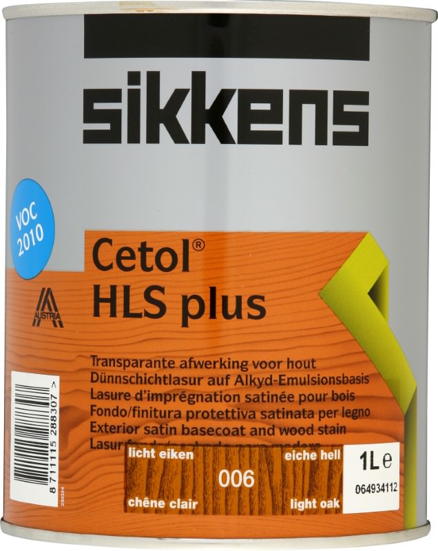 Sikkens 1L Cetol HLS Plus Exterior Woodstain Light Oak - Intu-DIY ...