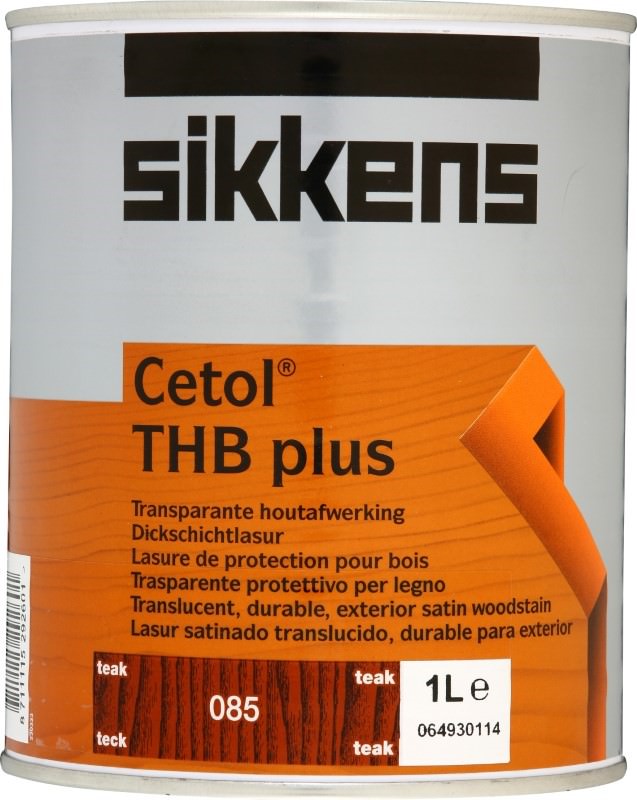 Sikkens 1L Cetol THB Plus Exterior Woodstain Teak - Intu-DIY ...