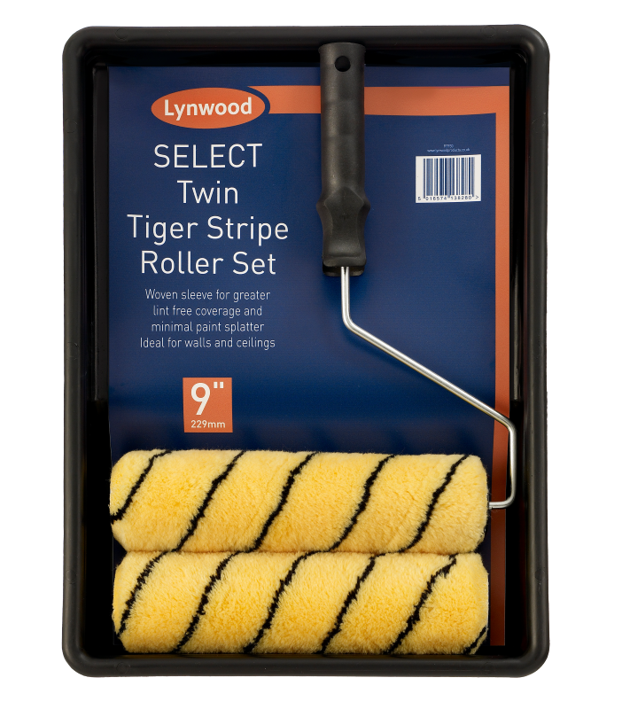 Lynwood 9" Twin Pack Select Tiger Stripe Roller Set - Intu-DIY ...