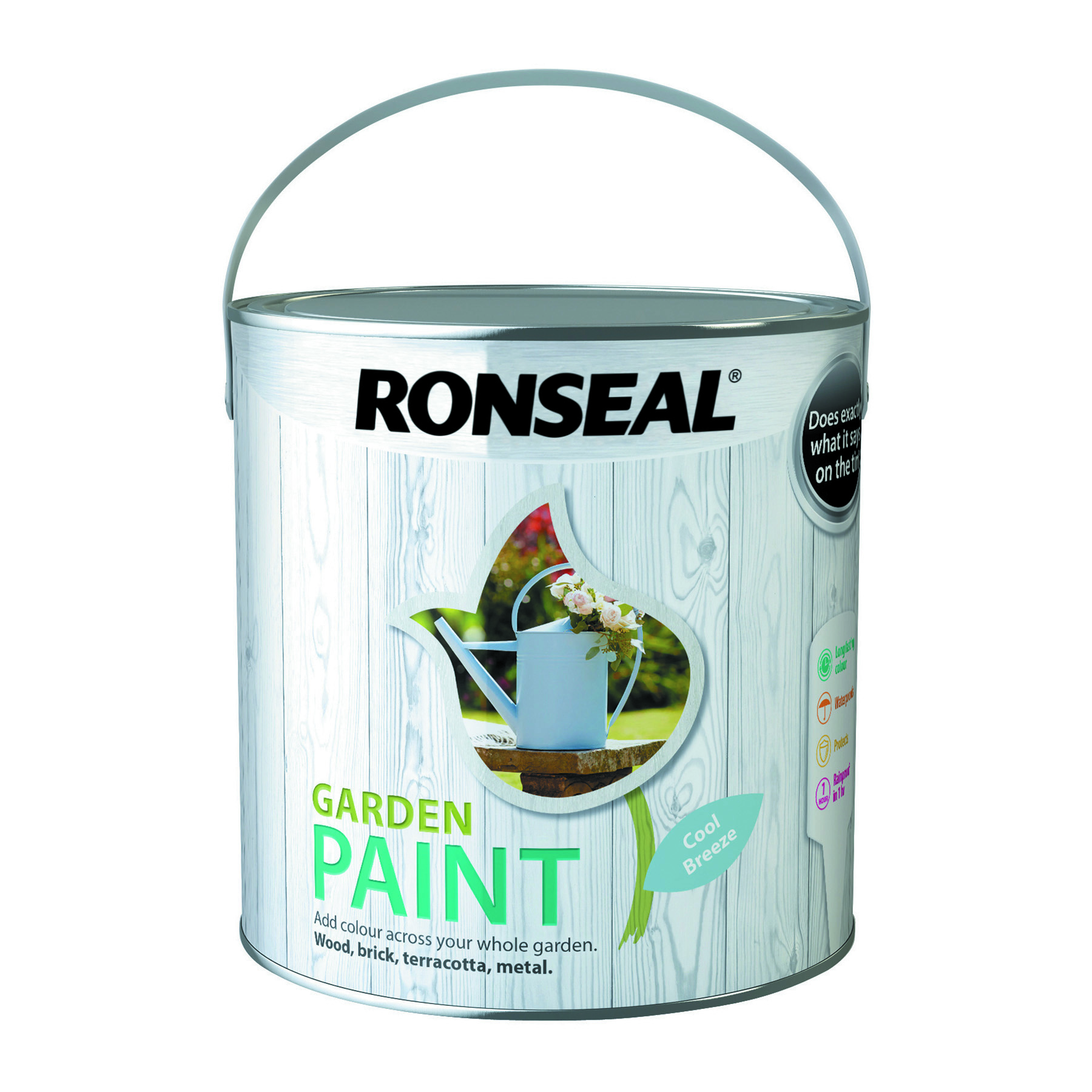 Ronseal Outdoor Garden Paint 2.5L Cool Breeze - Intu-DIY - Wallpaper ...