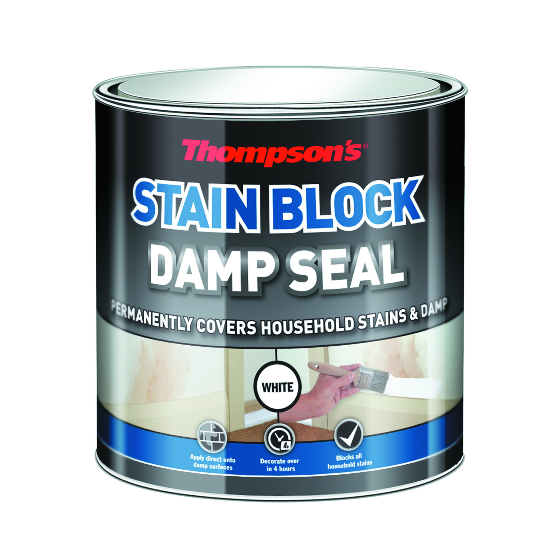 Thompsons 250ml Stain Blocking Damp Seal White - Intu-DIY - Wallpaper ...