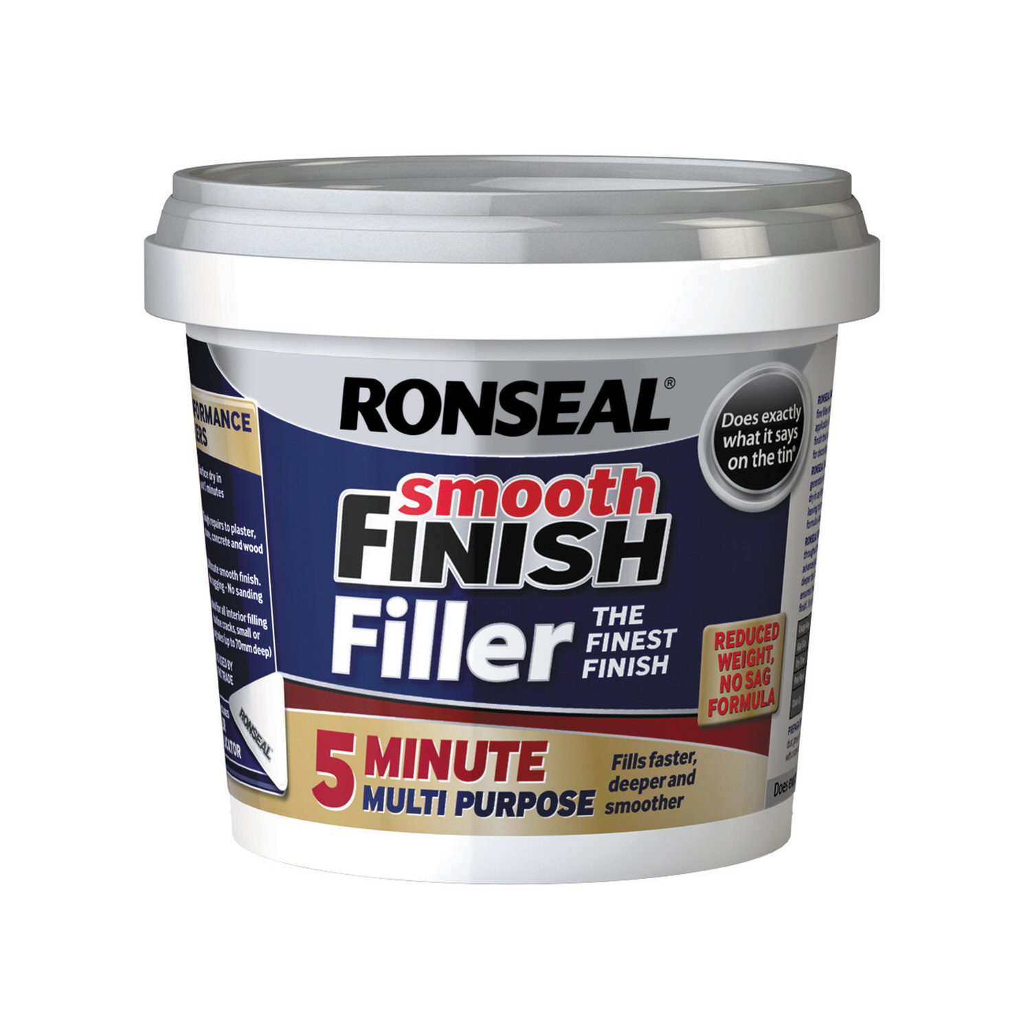 Ronseal Smooth Finish 5 Minute Multi Purpose Filler 290ml - Intu-DIY ...