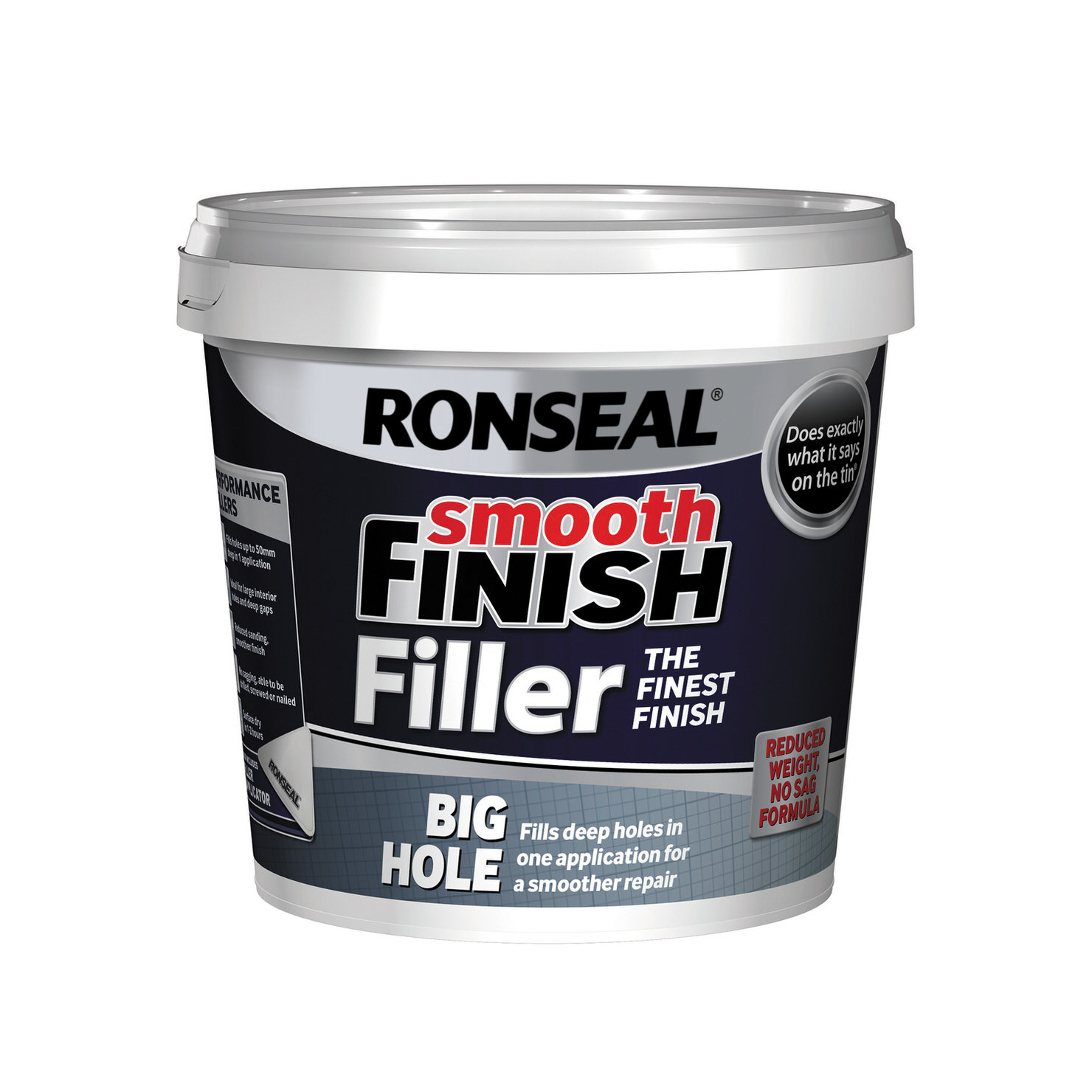Ronseal Smooth Finish Wall Big Hole Filler 1.2L - Intu-DIY - Wallpaper ...