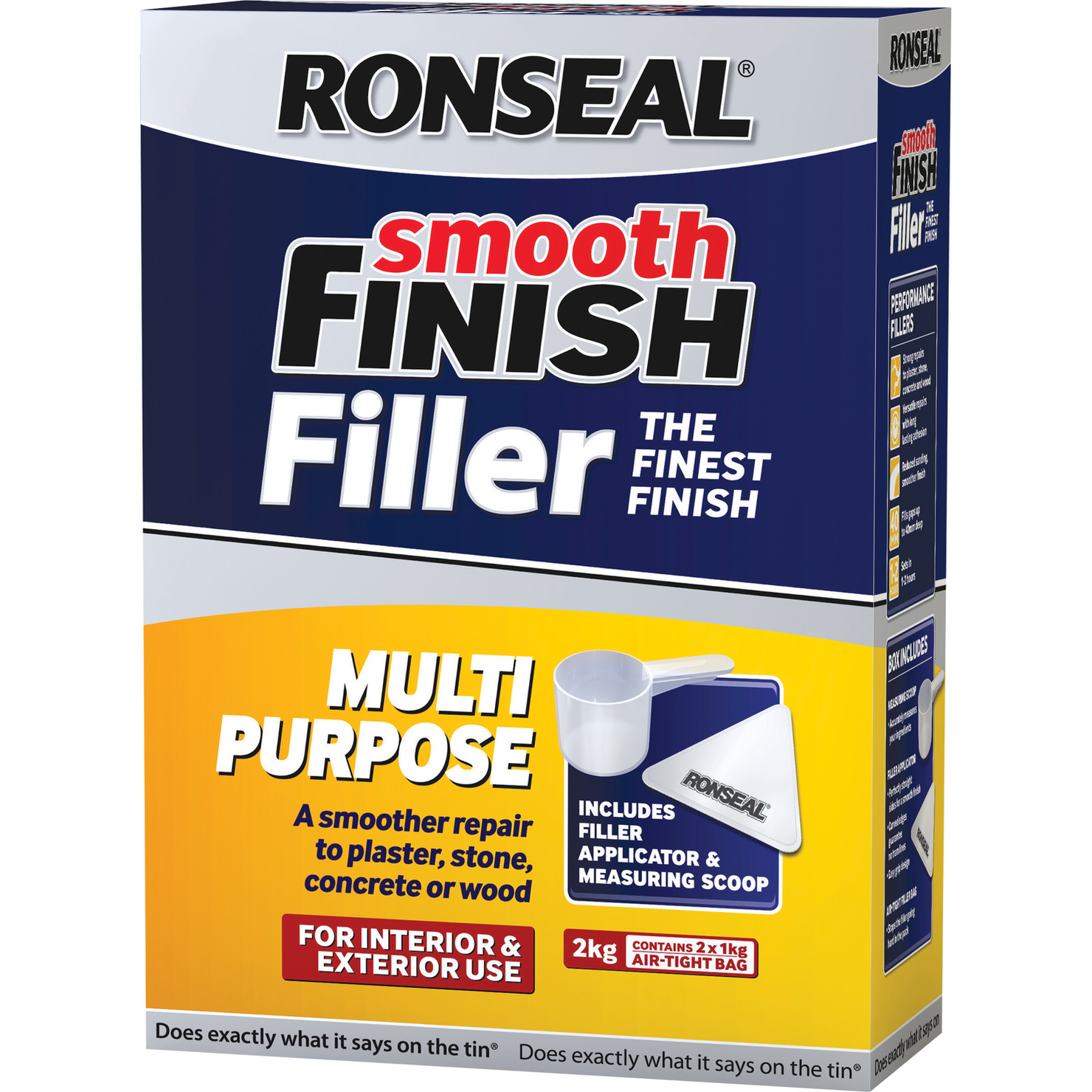 Smooth Finish Multi Purpose Interior Wall Powder Filler 2kg - Intu-DIY ...