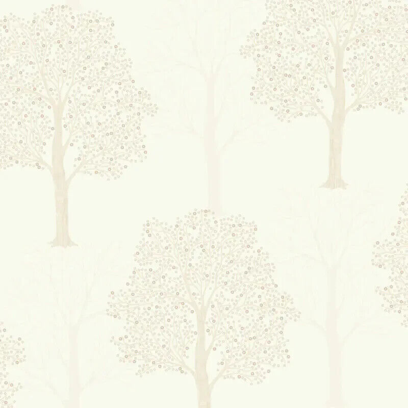 Holden Decor Opus Ornella Tree Texture Cream Glitter Wallpaper 35250 ...