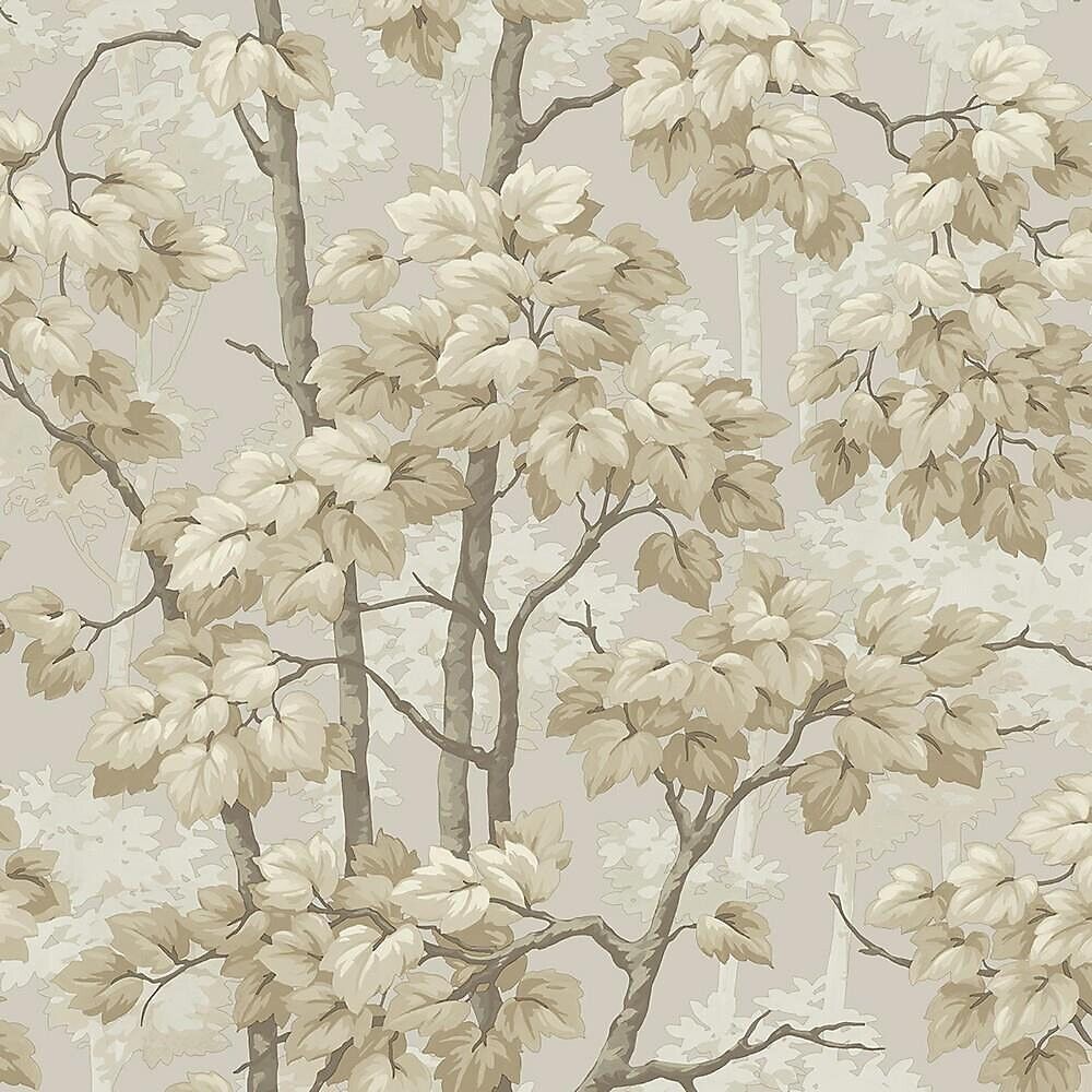Belgravia Decor Rivington Trees Effect Beige Quality Wallpaper R2504 ...