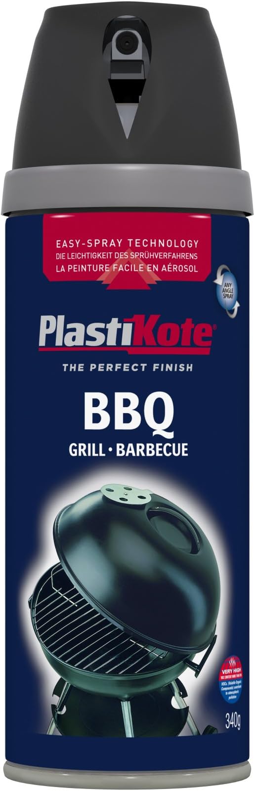 Plastikote Premium BBQ Protect Black Spray Paint Aerosol 400ML - Intu ...