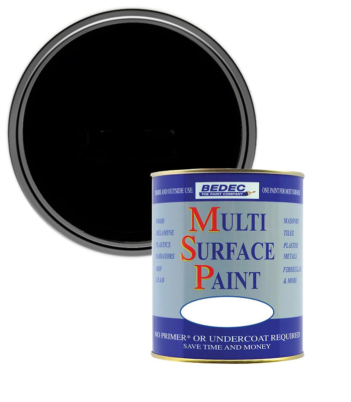BEDEC 750ML Multi Surface Paint Gloss Black - Intu-DIY - Wallpaper ...