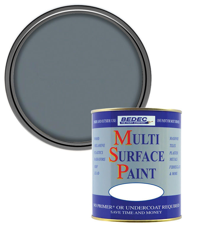BEDEC 750ML Multi Surface Paint Gloss Dark Grey - Intu-DIY - Wallpaper ...