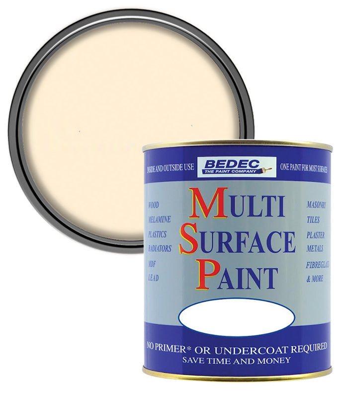 BEDEC 250ML Multi Surface Paint Gloss Magnolia - Intu-DIY - Wallpaper ...