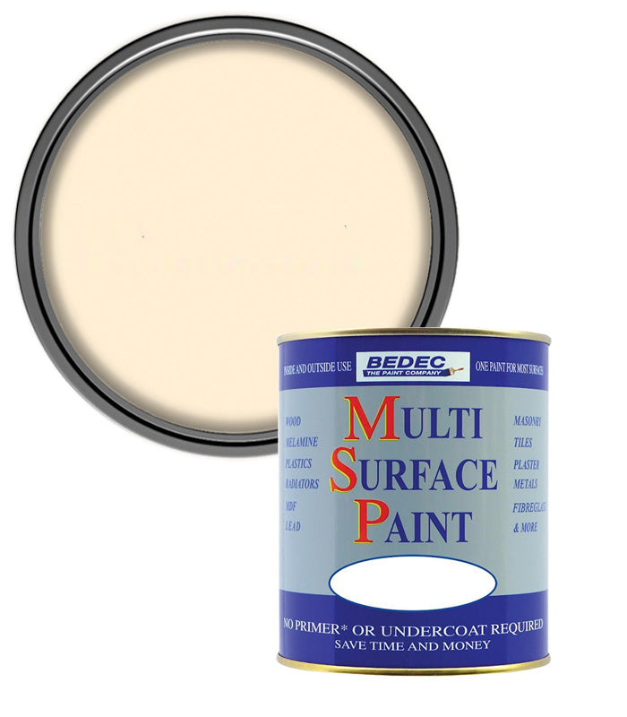 BEDEC 750ML Multi Surface Paint Gloss Magnolia - Intu-DIY - Wallpaper ...