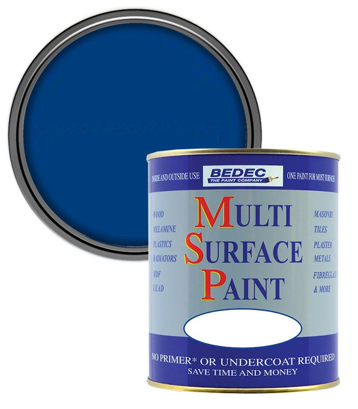 BEDEC 250ML Multi Surface Paint Gloss Oxford Blue - Intu-DIY ...