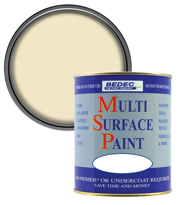 BEDEC 750ML Multi Surface Paint Satin Stone - Intu-DIY - Wallpaper ...